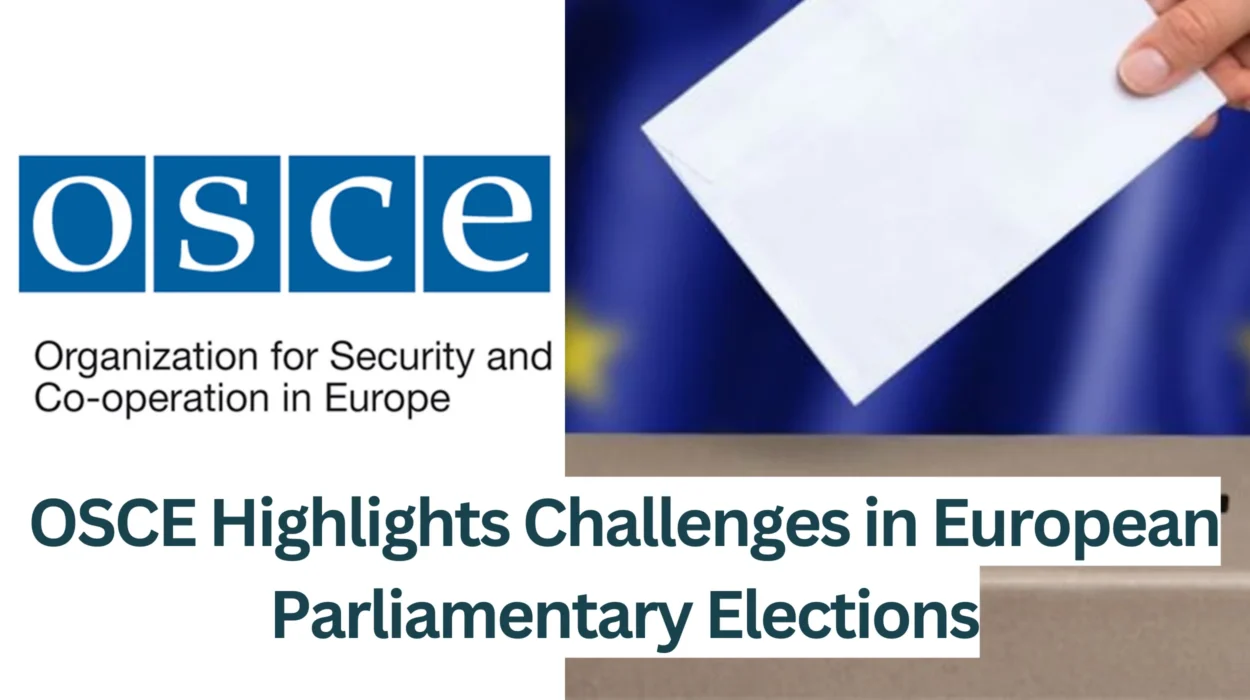 OSCE Highlights Challenges in European Parliamentary Elections - The ...