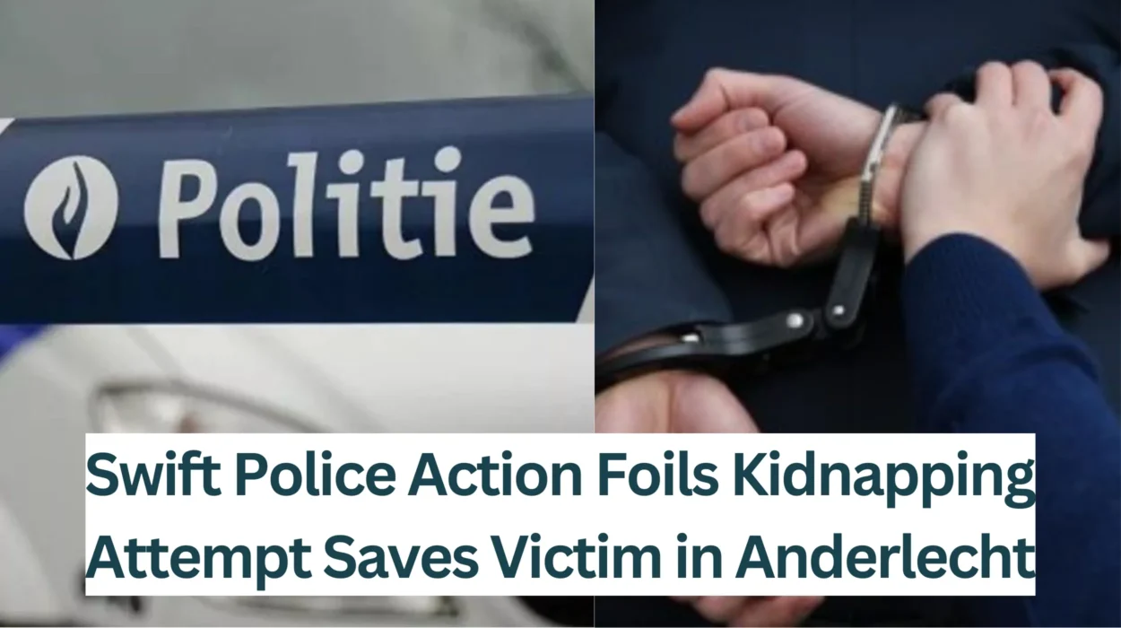 Swift Police Action Foils Kidnapping Attempt Saves Victim in Anderlecht ...