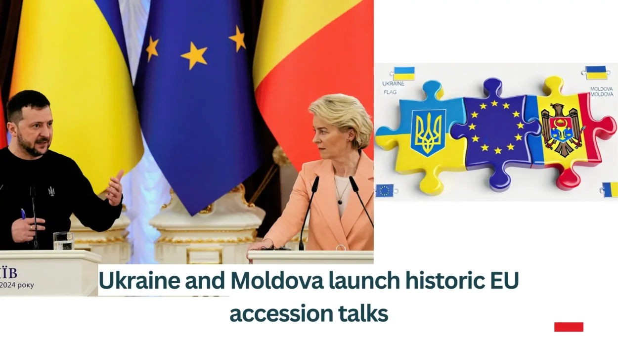 Ukraine and Moldova launch historic EU accession talks - Brussels ...
